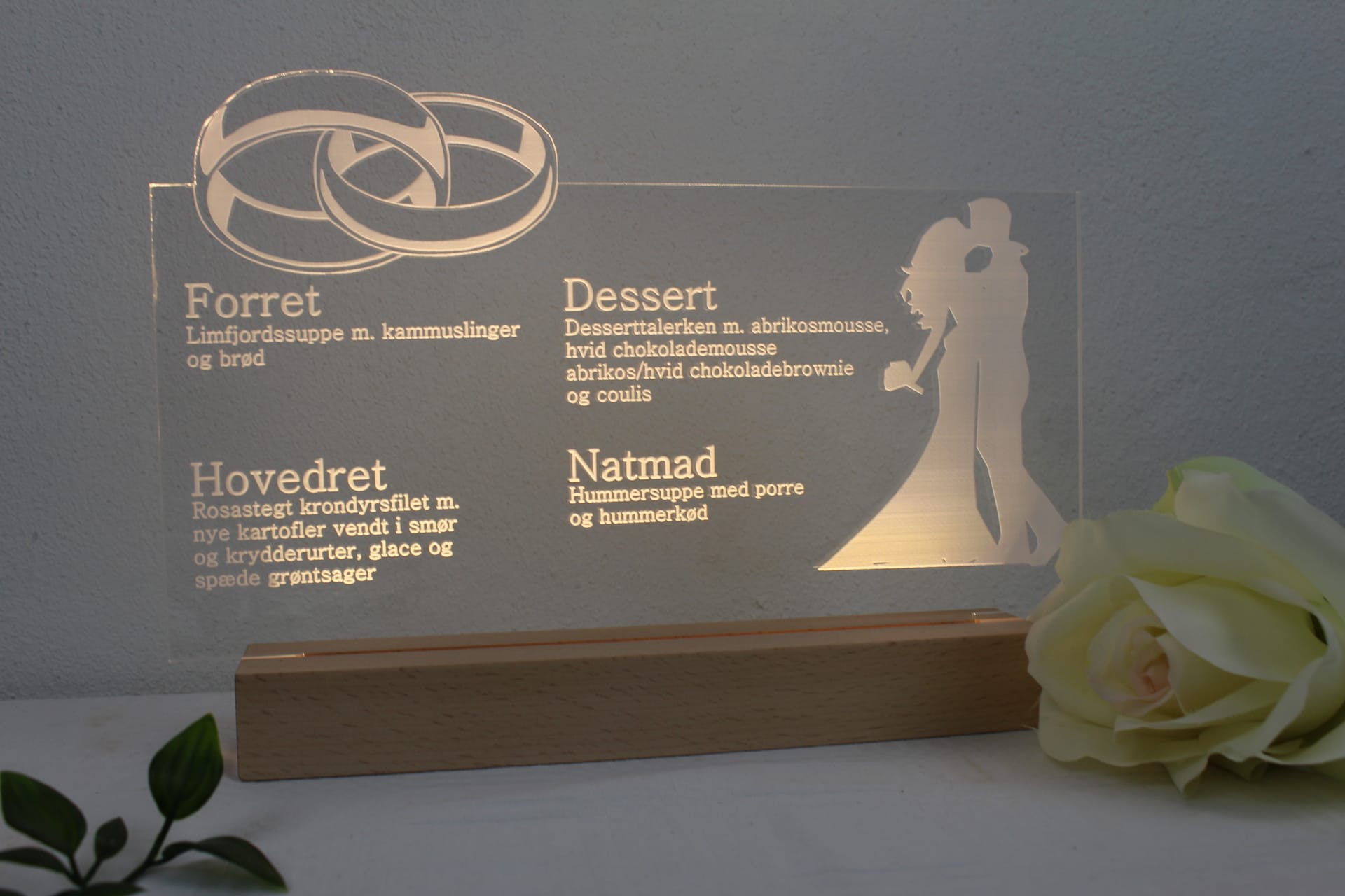 Menukort Design selv - Skovgaarden