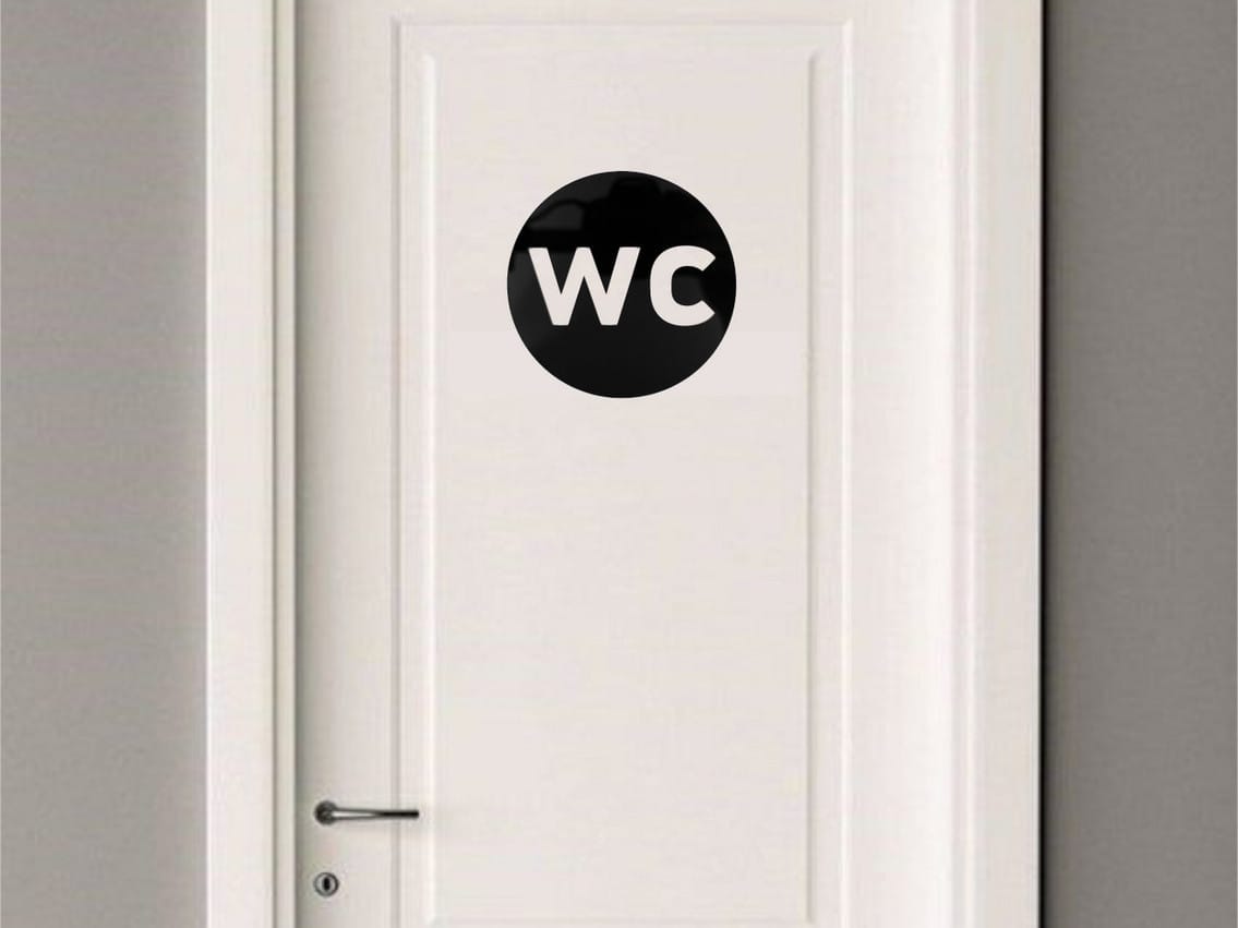 WC-skilt - Skovgaarden