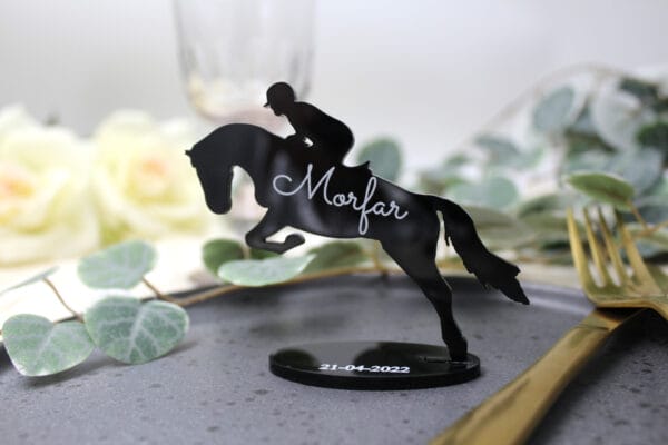 Springhest bordkort - Skovgaarden