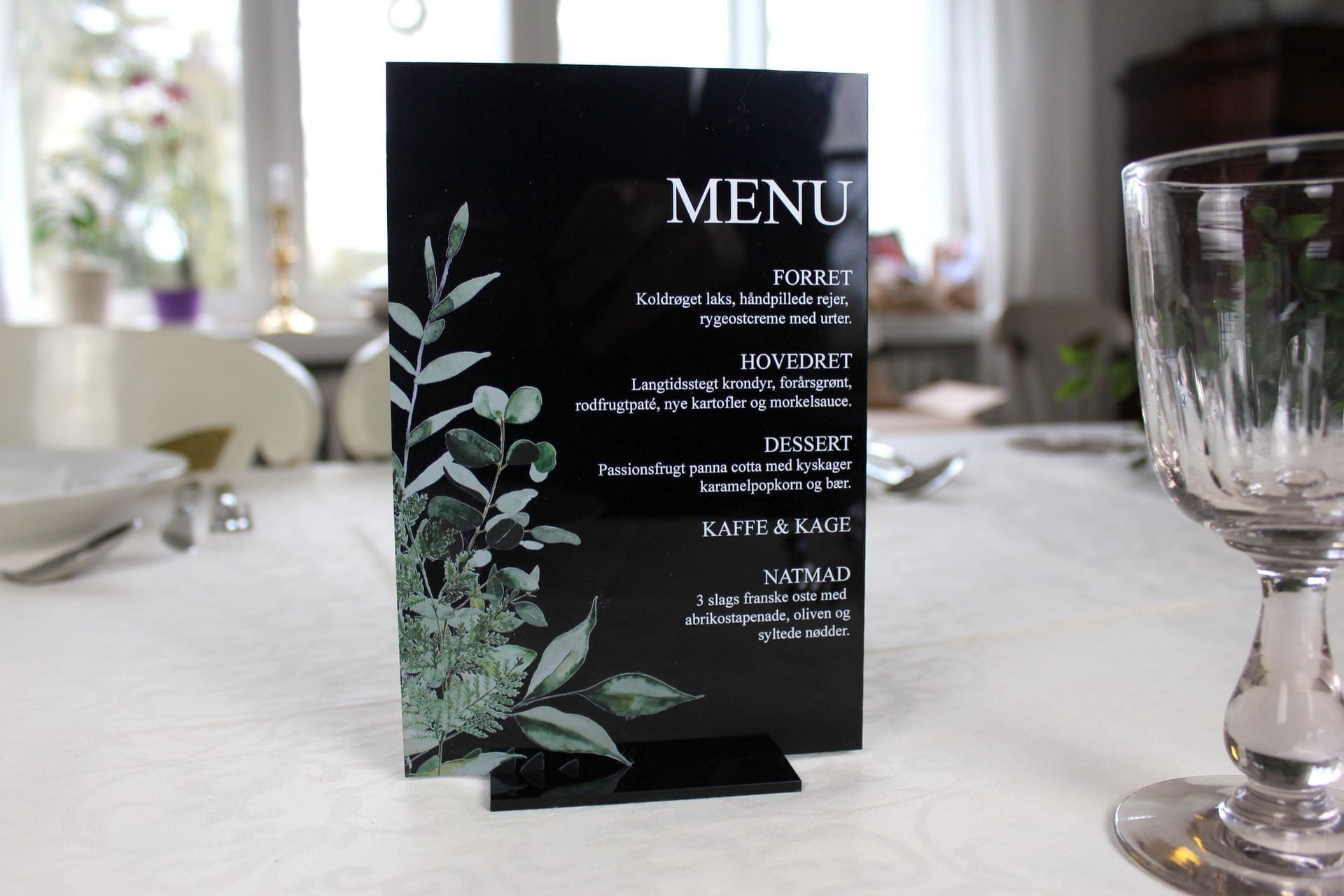 Greenleaf Menukort - Skovgaarden