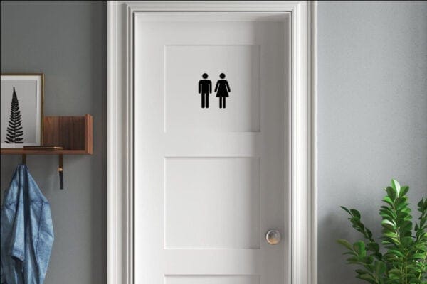 WC piktogram - Skovgaarden